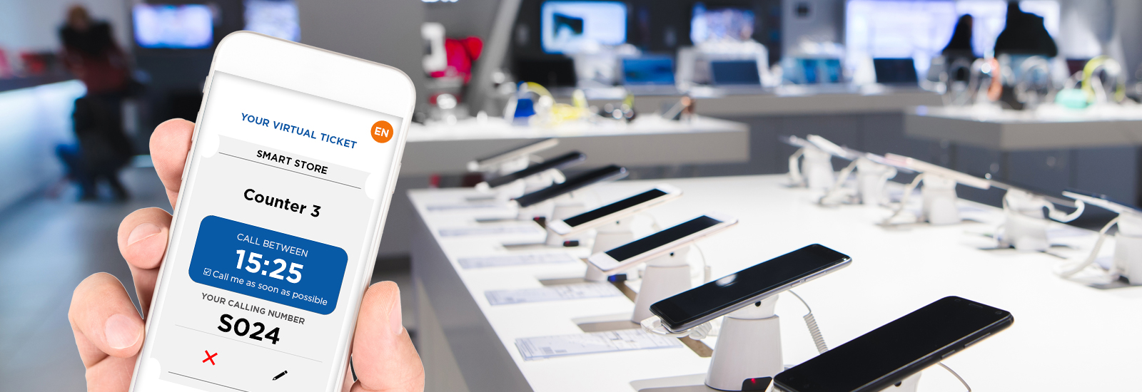 Queue management system - Canada